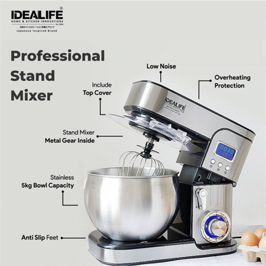 Jual PROFESSIONAL STAND MIXER – MIXER BERDIRI – MULTI SPEED IDEALIFE IL ...