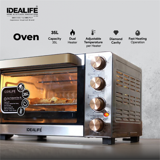 Jual OVEN – PEMANGGANG 35L IDEALIFE IL–335 Murah, Harga, Spesifikasi