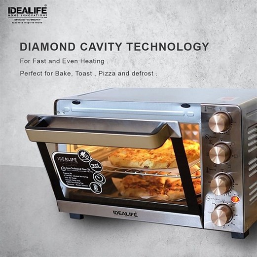 Jual OVEN – PEMANGGANG 35L IDEALIFE IL–335 Murah, Harga, Spesifikasi
