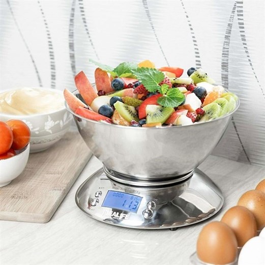 Jual DIGITAL KITCHEN SCALE – TIMER + BOWL, 5KG/1GR – TIMBANGAN KUE ...
