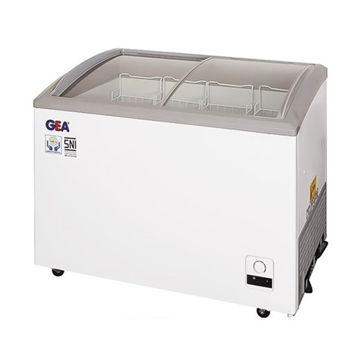 Jual Peti Pendingin Sliding Curve Glass Freezer GEA SD-303 Murah, Harga ...